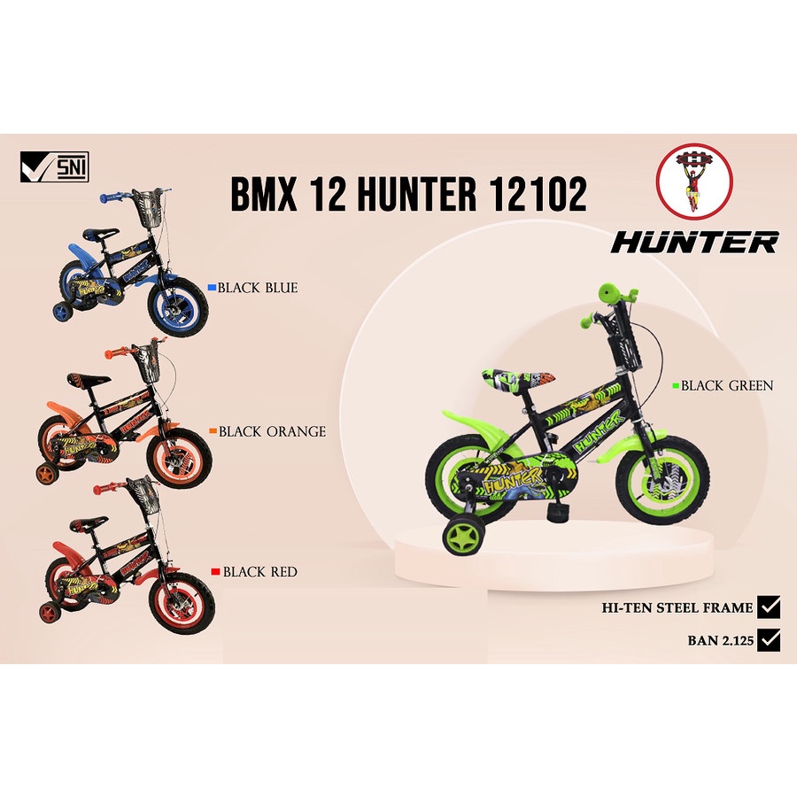 Jual SEPEDA MINI BMX 12 INCH HUNTER SNI MURAH | Shopee Indonesia