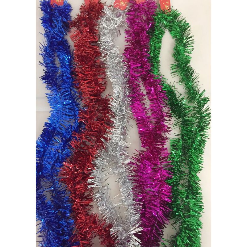 Jual SLINGER RUMBAI WARNA WARNI | SLINGER HIASAN NATAL 2 METER | Shopee ...