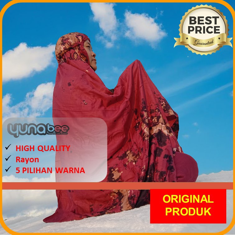 Jual Peralatan Sholat Mukena Telekung Tie dye Bali Muslimah Katun Rayon ...