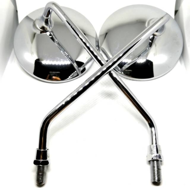 Jual Sepion Spion Sp Bulat Crom Kaca Motor Besar Lebar SNI Cembung ...