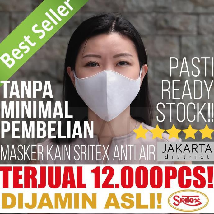 Jual Masker Sritex Masker Kain Non Medis Asli Original Ready Stock Anti ...