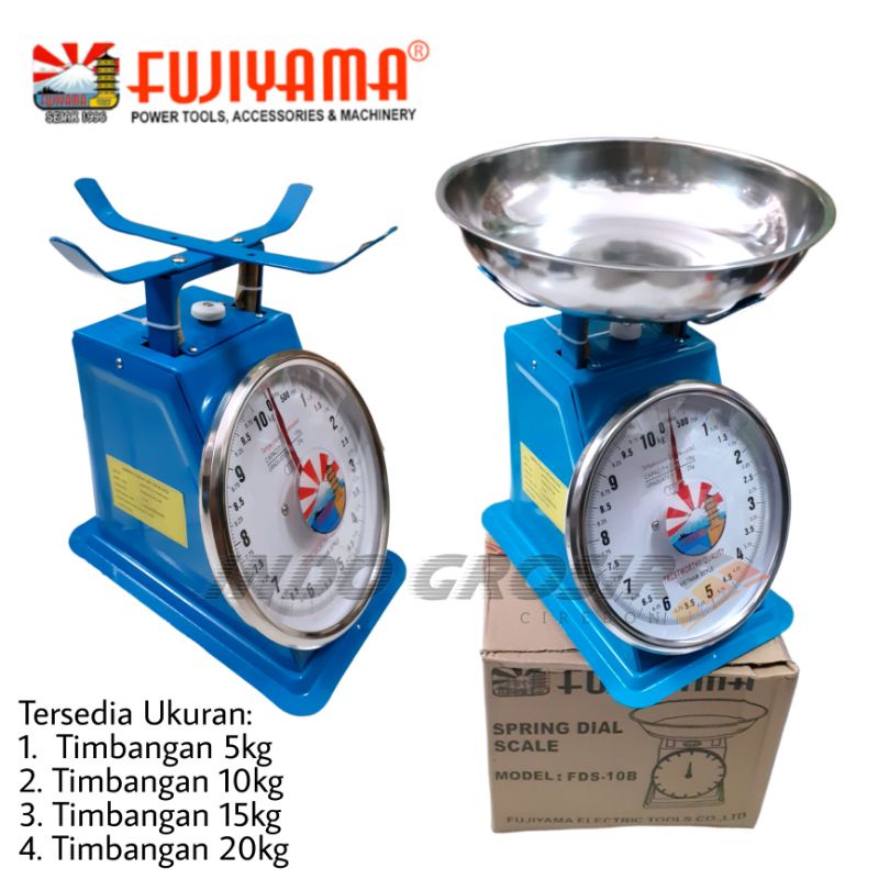 Jual Fujiyama Timbangan Duduk Jarum Timbangan Buah Sayur Beras 5kg 10kg 15kg 20 Kg | Shopee ...