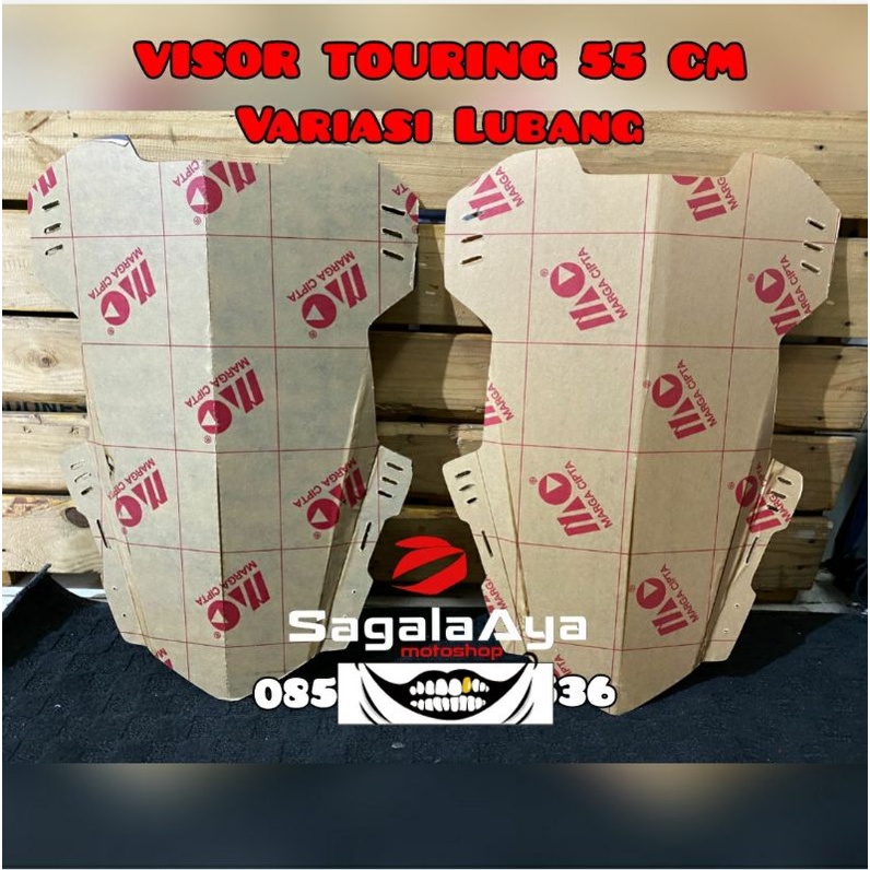 Jual Visor motor touring windshield adventure 55cm 55 vixion NCB CB ...