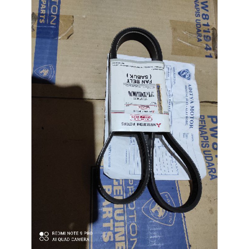 Jual fan belt/ van belt/ v-belt ac + power steering lancer cedia CS5 ...
