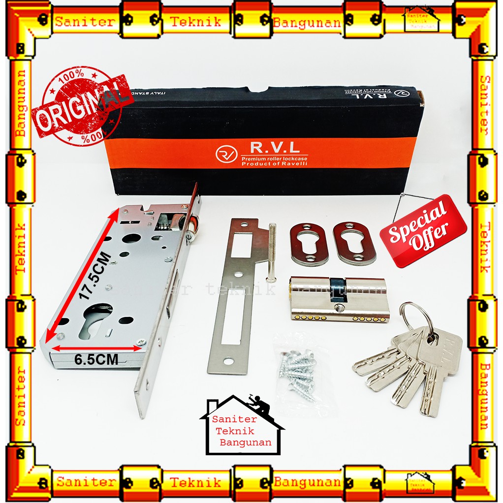 Jual BODY KUNCI PINTU RVL-BODY PELOR RAVELLI | Shopee Indonesia