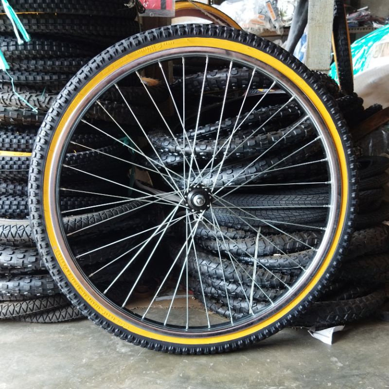 Jual velg / wheelset sepeda 24 x 175 - 2125 sudah jadi 1pc | Shopee ...