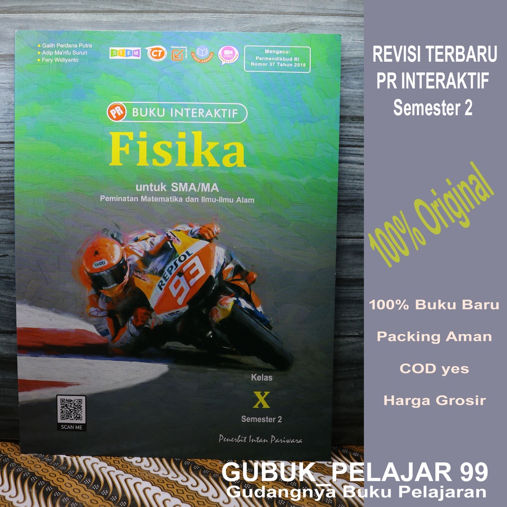 Jual PR INTERAKTIF FISIKA 10 Semester 2 SMA/MA Intan Pariwara Edisi HVS 2021-2022 | Shopee Indonesia