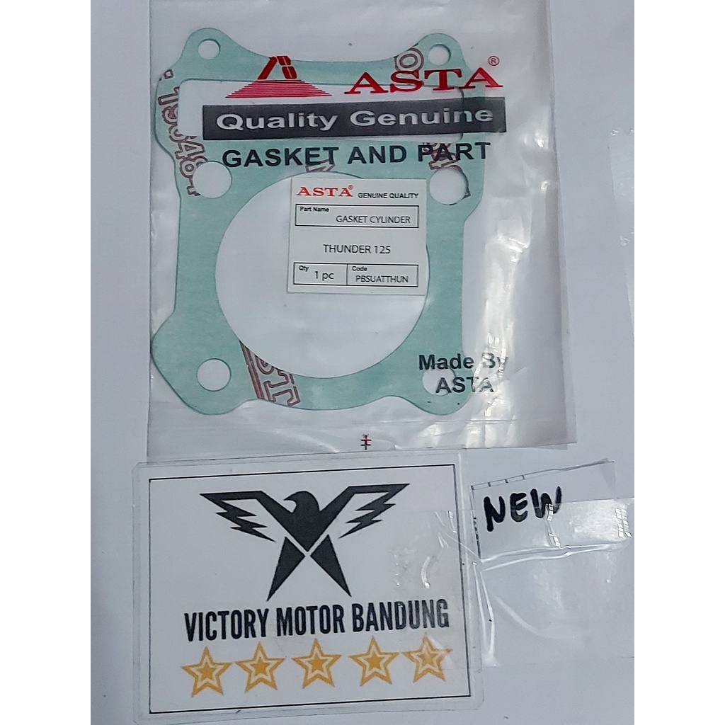Jual Original ASTA Paking Gasket Boring Seher Bawah Thunder 125 ASTA | Shopee Indonesia