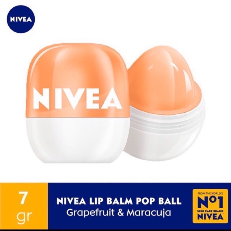 Jual Nivea Lip Balm Pop Ball Maracuja original | Shopee Indonesia