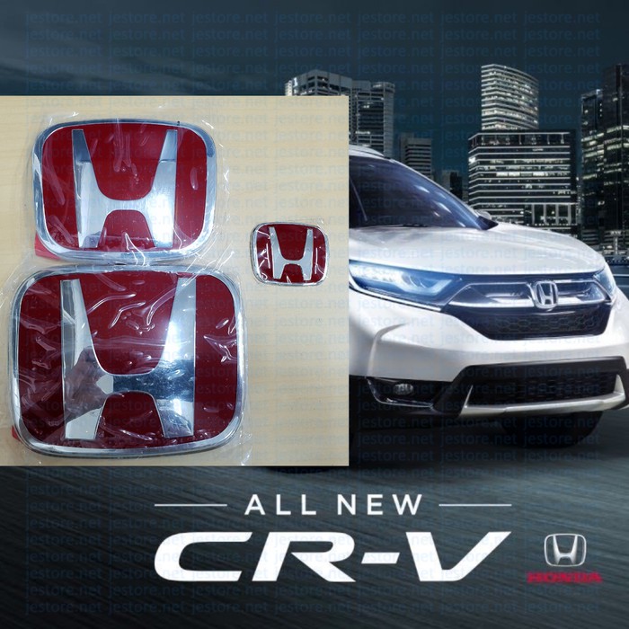 Jual Update 2019 LOGO HONDA CRV TURBO RED EMBLEM CRV 2017 2018 HONDA ...