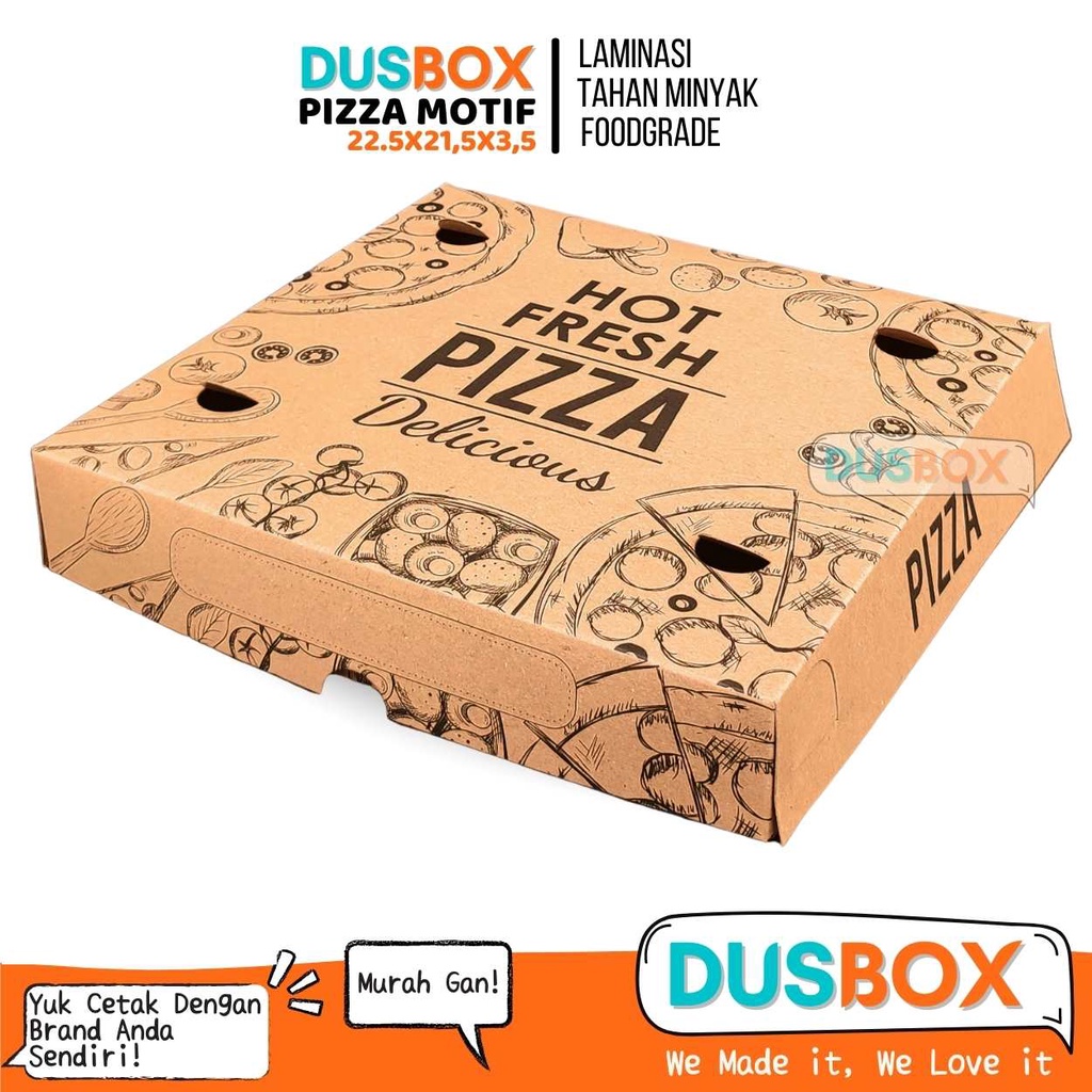 Jual Dus Kemasan Pizza / Kardus Pizza / Box Pizza / Dus Pizza / Kemasan ...