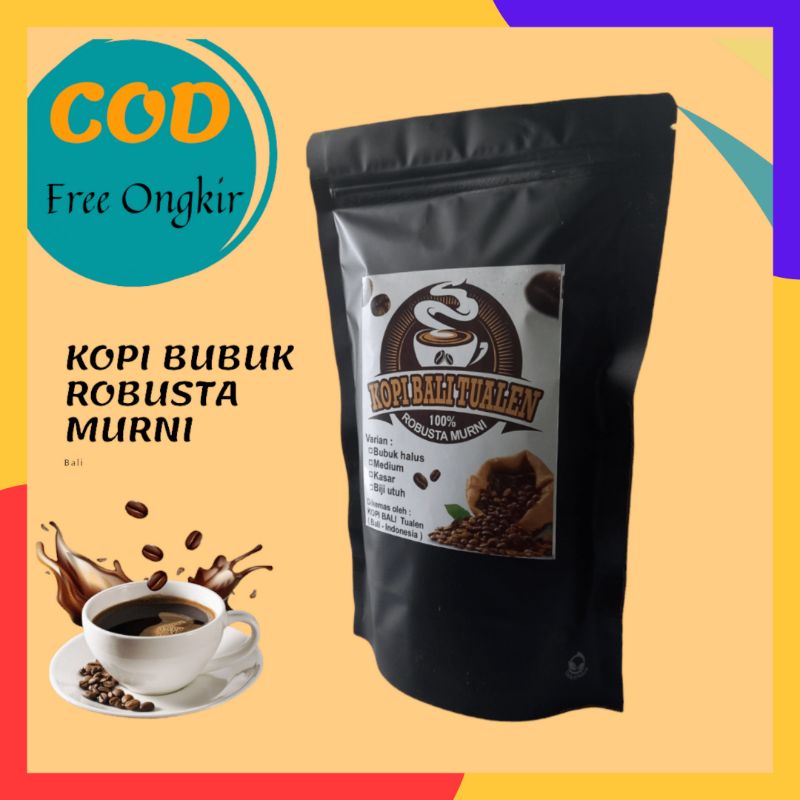 Jual Kopi Bubuk Robusta Kkopi Coffe Coffee Bubuk Hitam Robust Murni ...