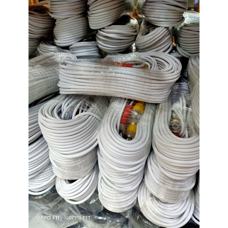 Jual Kabel cctv 20meter siap pakai komplit sama tgl colok kualitas ...