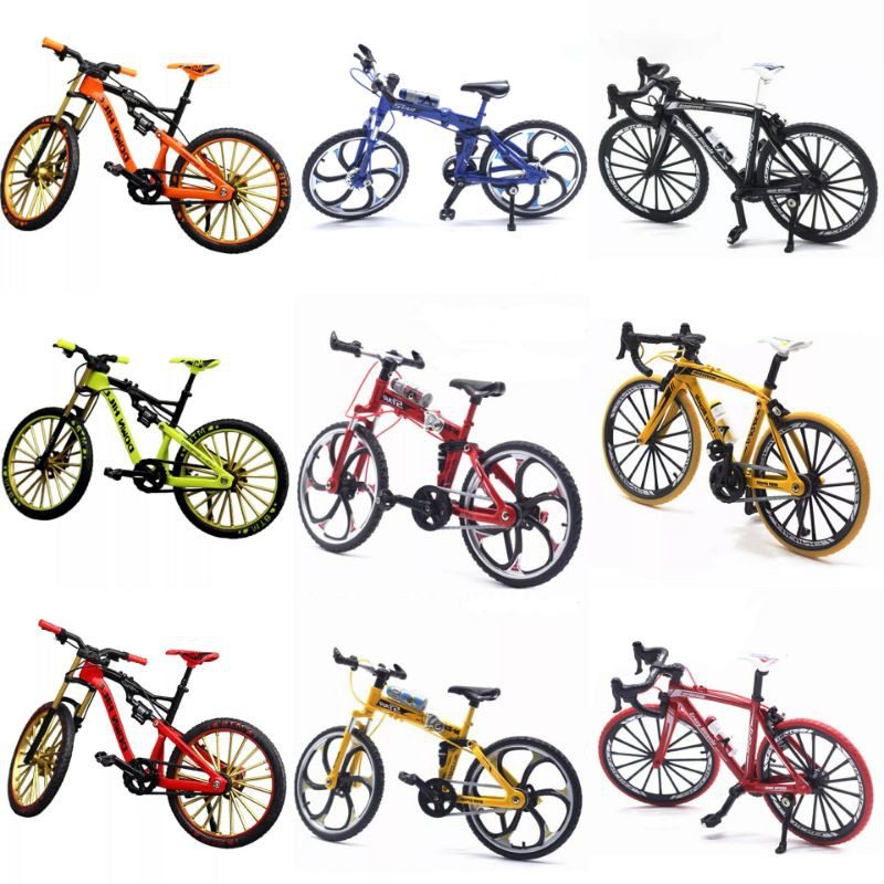 Jual Mainan Diecast Sepeda Gunung Miniatur Sepeda Balap Model Kit Skala ...
