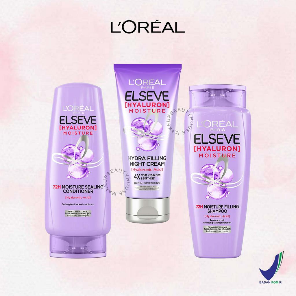 Jual LOREAL PARIS ELSEVE Hyaluron Moisture Series - Night Cream 150ml ...