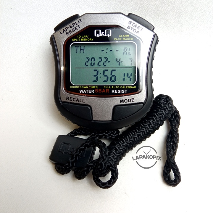 Jual Stopwatch QnQ MF01J 150 Memory HS45J 10 Memory Original Penghitung Waktu QQ Lap Split ...