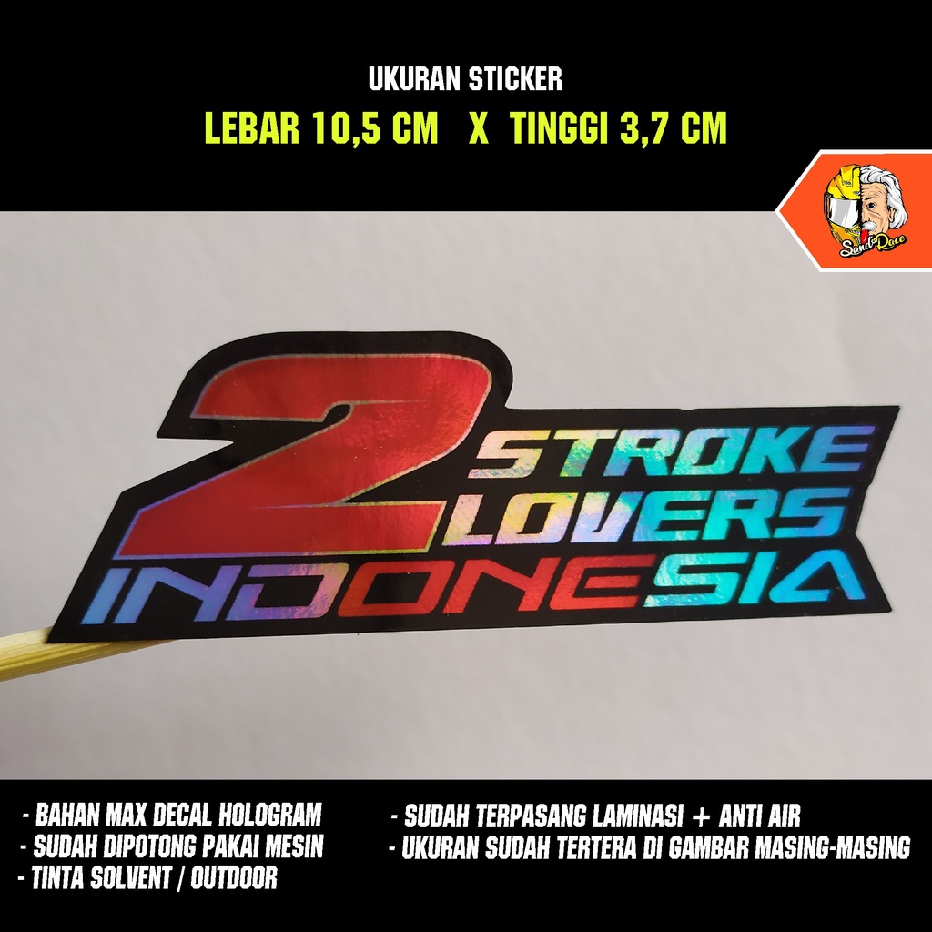 Jual sticker 2 tak terbaru / sticker two stroke viral / sticker bebek ...