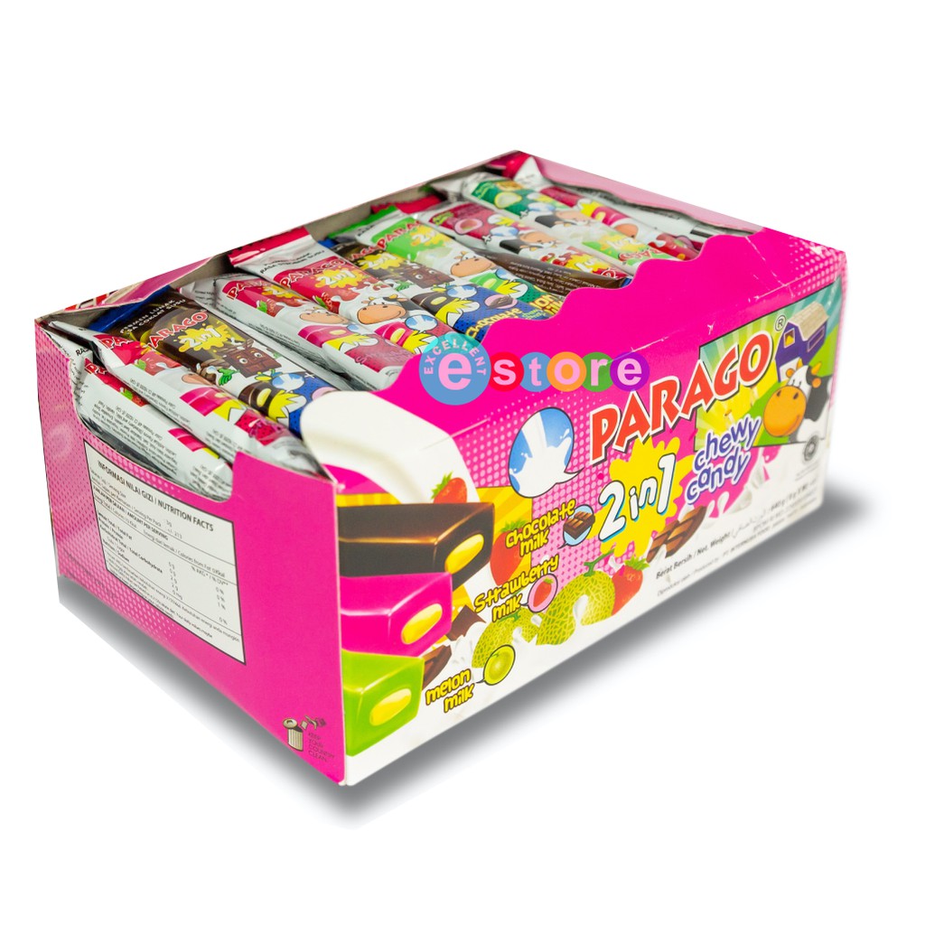 Jual Parago Milk 2in1Chewy Candy Permen Susu | Shopee Indonesia