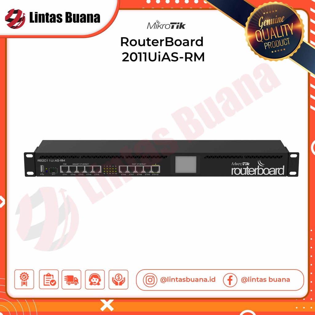 Jual Mikrotik RouterBoard 2011UiAS-RM | Shopee Indonesia