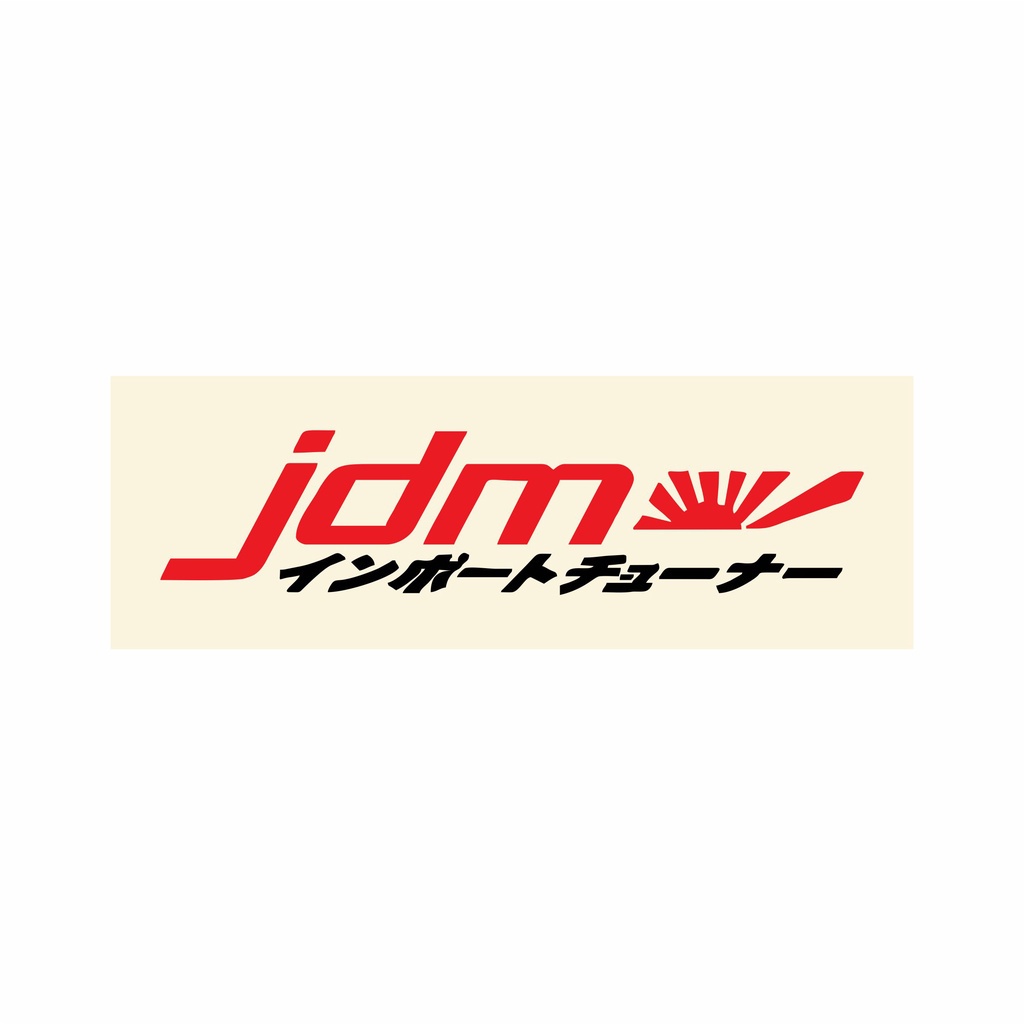Jual Cutting Sticker Decal "JDM" | Shopee Indonesia