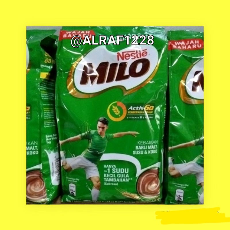 Jual MILO 900 gram MALAYSIA ORI (Harga sdh termasuk kemasan dos ...