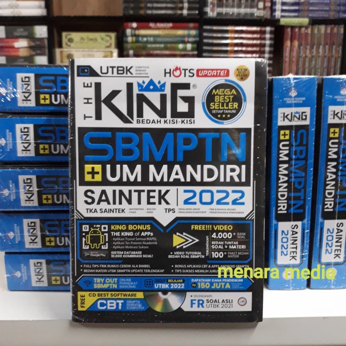 Jual BUKU THE KING BEDAH KISI KISI SBMPTN UM MANDIRI TKA TPS SAINTEK 2022 | Shopee Indonesia