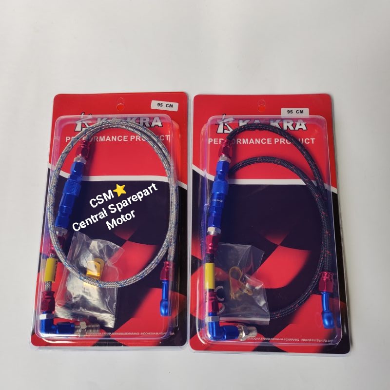 Jual Selang rem depan belakang variasi serat psi 60-95Cm Universal ...