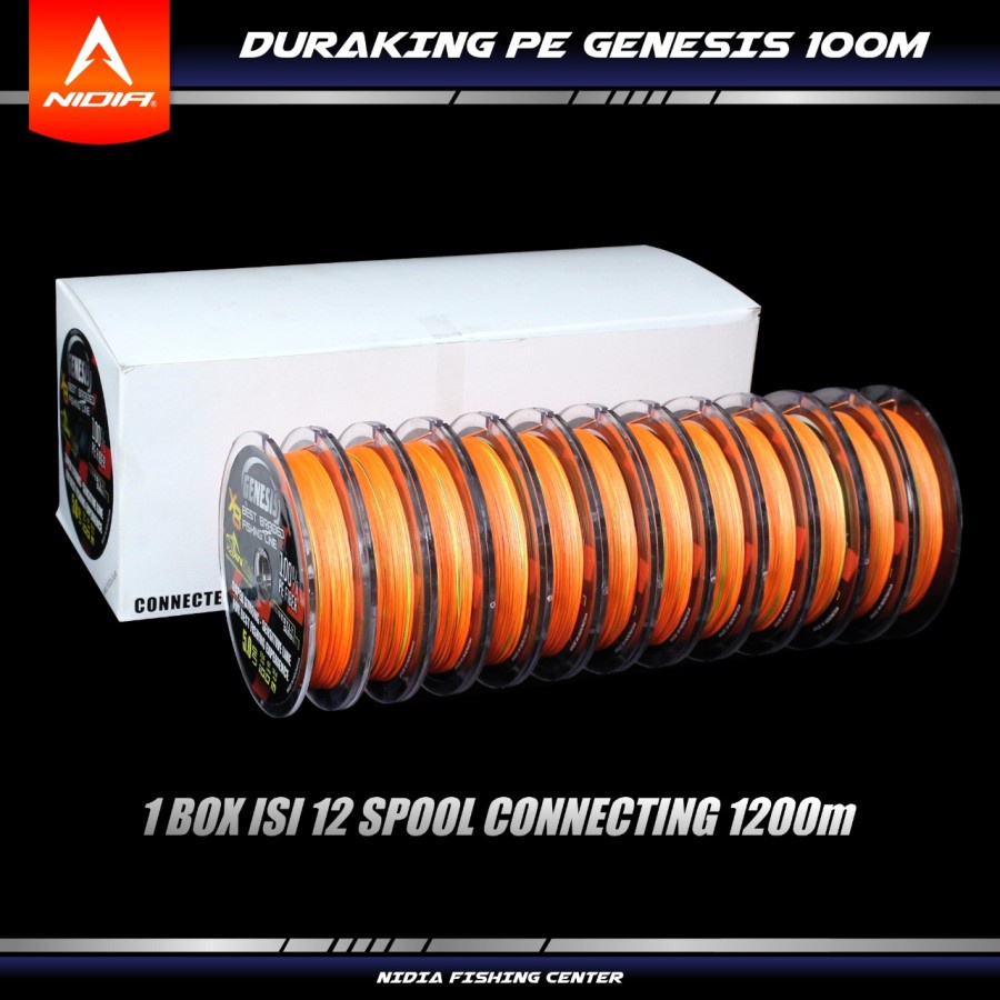 Jual SENAR PANCING | PE | DURAKING | GENESIS X8 Multicolor Conekting ...