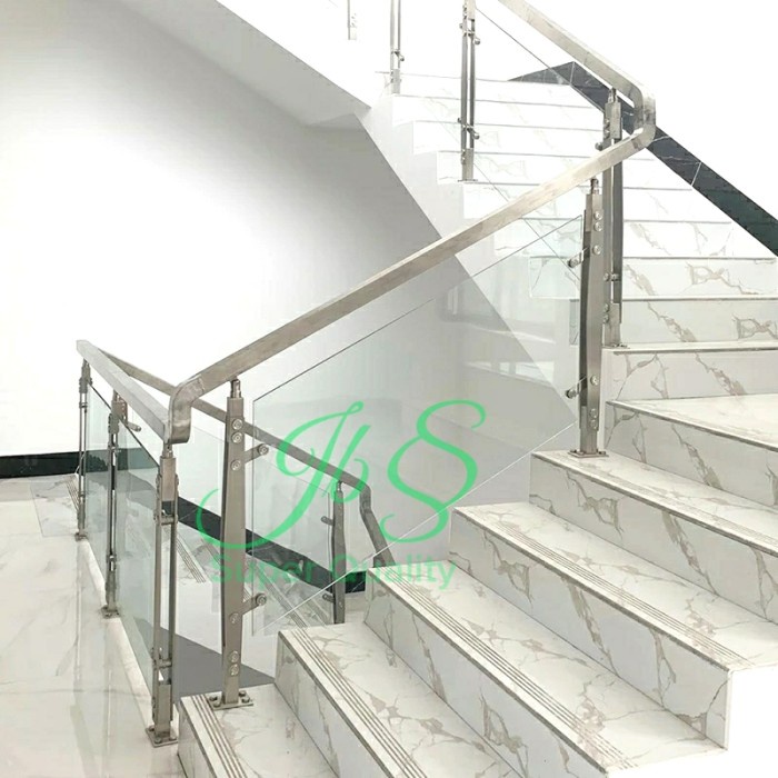 Jual Tiang Ralling Tangga Kaca Stainless 304 071 | Shopee Indonesia