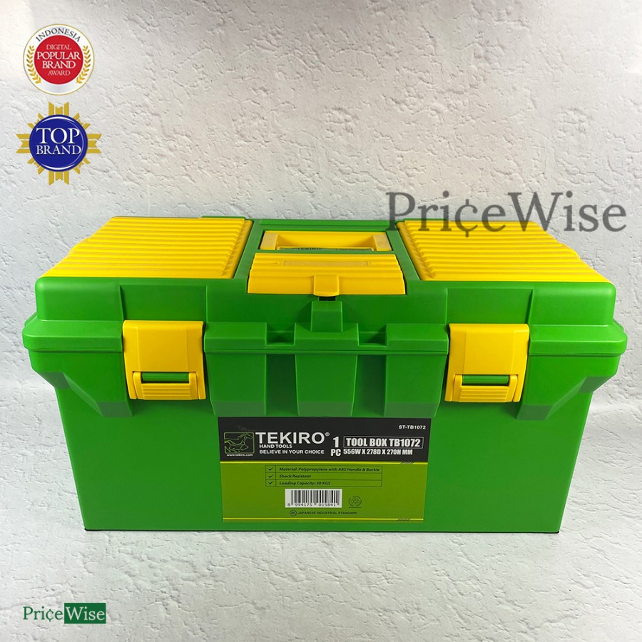 Jual Tool Box Plastik TB1072 Tekiro / Kotak Perkakas PVC | Shopee Indonesia