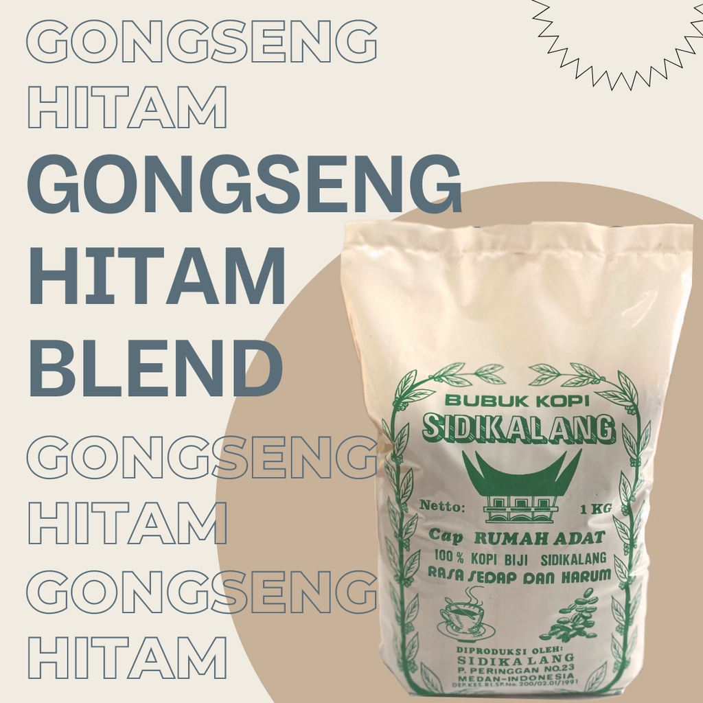 Jual Kopi Gongseng Hitam Blend 1 Kg | Shopee Indonesia