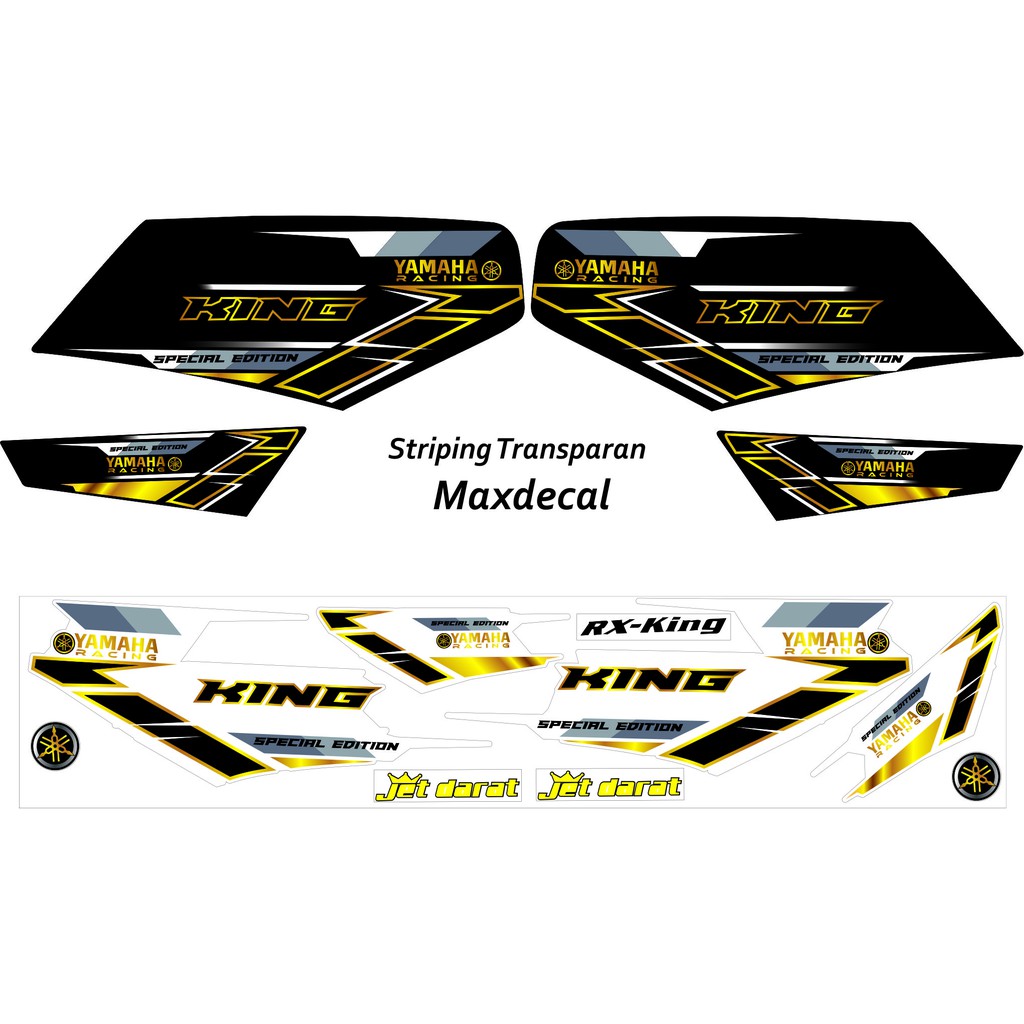 Jual Striping yamaha rx king variasi transparan uv | Shopee Indonesia