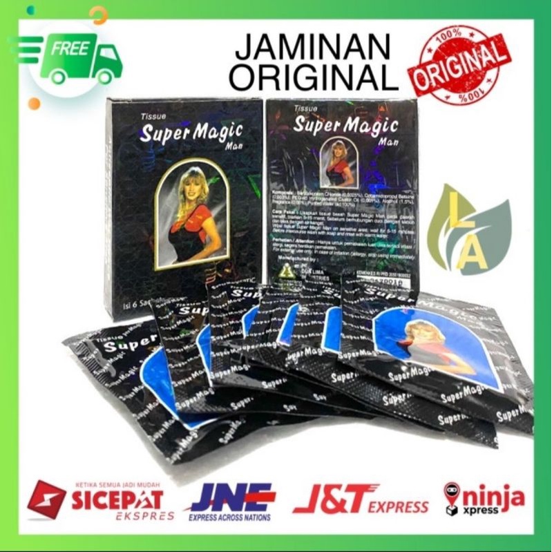 Jual TISSUE/TISSUE SUPER MAGIC/TISSUE SUPER MAGIC MEN 6pcs | Shopee ...