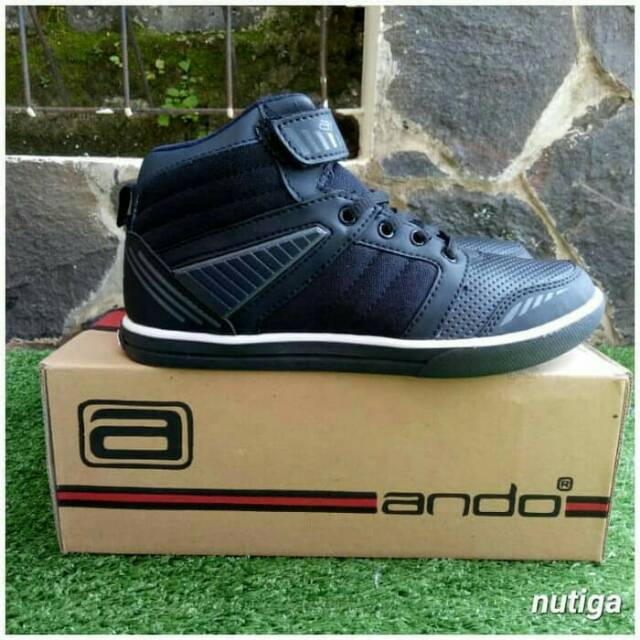Jual Sepatu sekolah Original ando Paris Kuat dan gagah | Shopee Indonesia