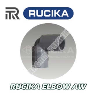 Jual Rucika Elbow Keni 1 1/4" 1,25 inch AW L 90 knee sambungan belokan bengkokan polos PVC non ...