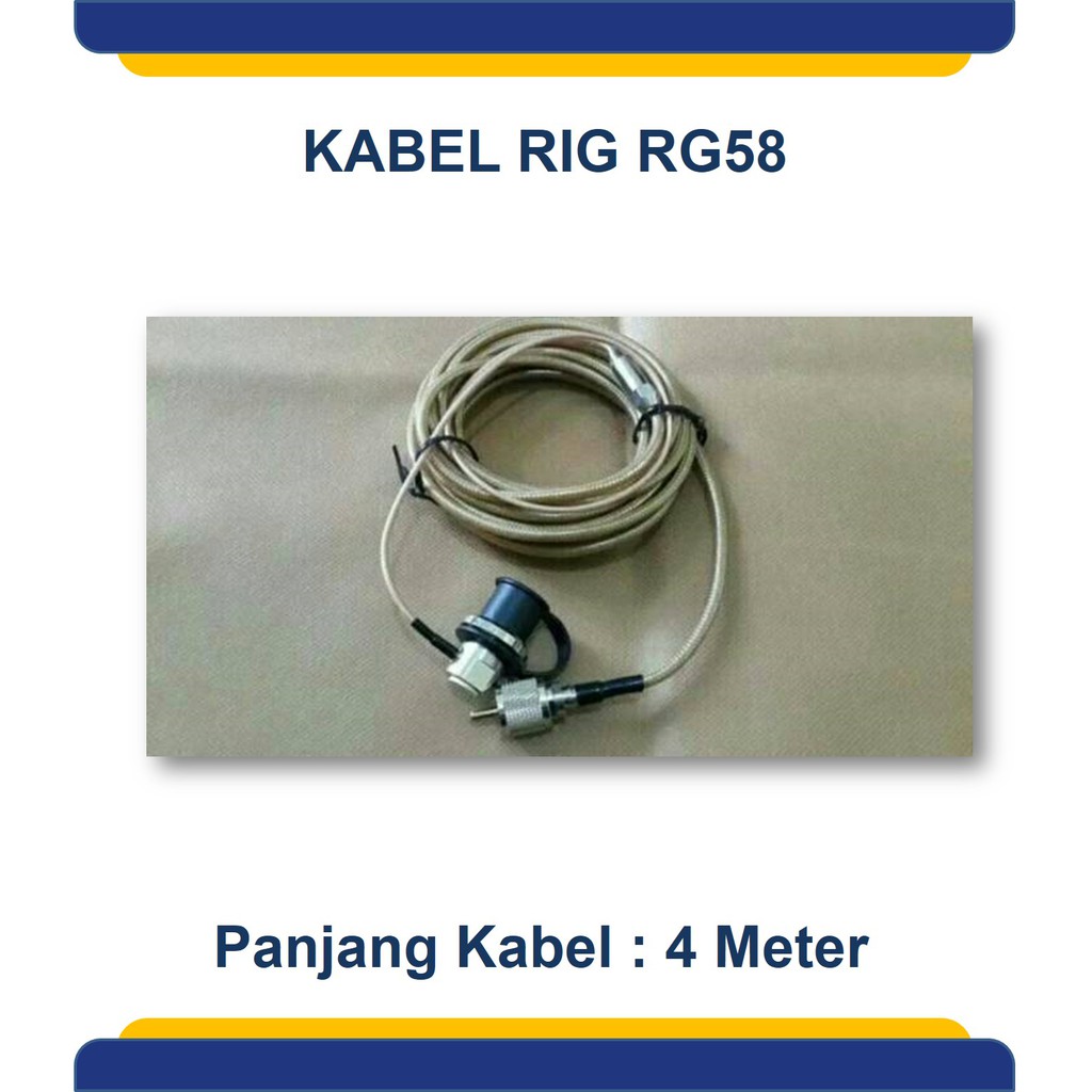 Jual Kabel rig Rg 58 ht mobil, kabel antena ht teflon, jual kabel rig murah | Shopee Indonesia