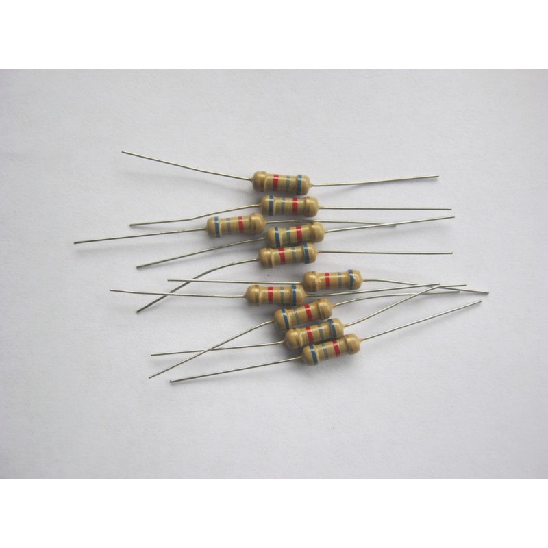 Jual Resistor 6,8K 6K8 Ohm 1/2 Watt ( 20 buah ) | Shopee Indonesia