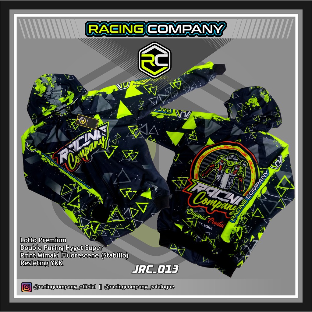 Jual JAKET ORIGINAL RACING COMPANY || Racing Hell || jaket balap | Shopee Indonesia