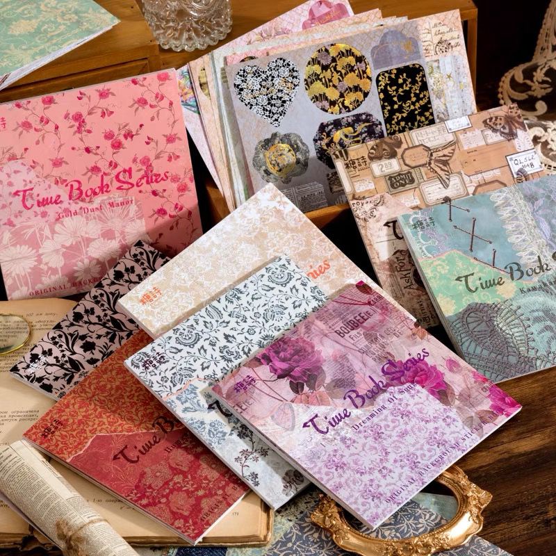 Jual [HARU] 20sheets Various Pattern Paper Pack Journaling Scrapbook ...