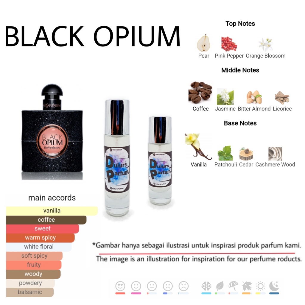 Jual BLACK OPIUM/PARFUM BLACK OPIUM/PARFUM BIBIT/PARFUM MURAH/PARFUM ...