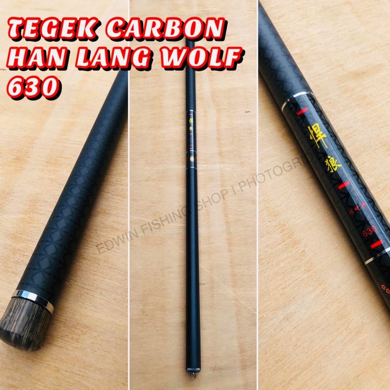 Jual TEGEK CARBON HAN LANG WOLF 630 Meter | Shopee Indonesia