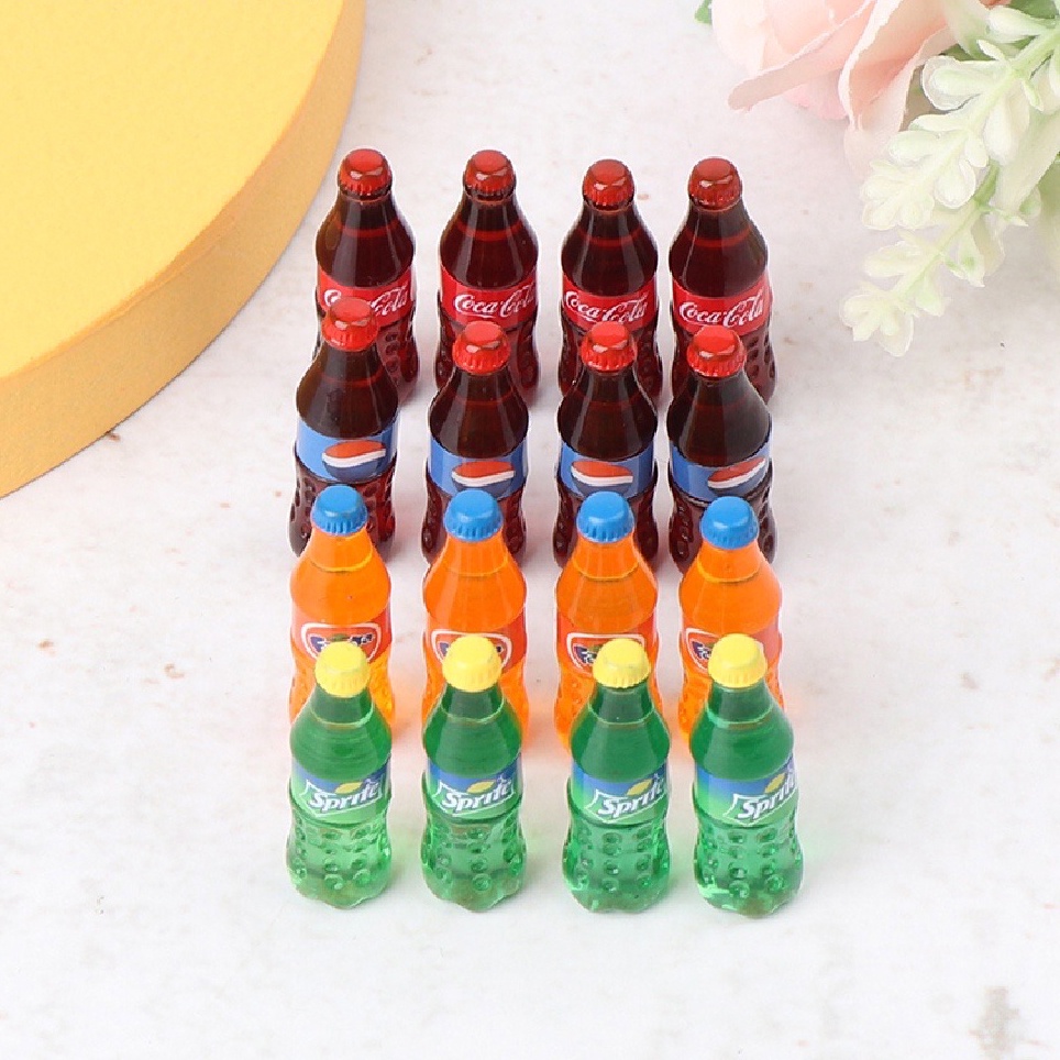 Jual Miniatur Coca Cola Sprite Fanta Skala 1:12 - Miniature Soft Drink ...