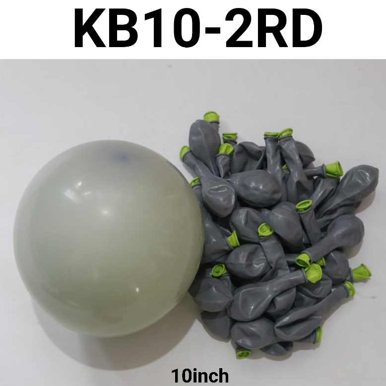Jual KB10-2R Balon latex 10 inch 25 cm double tumpuk retro metalik doff ...