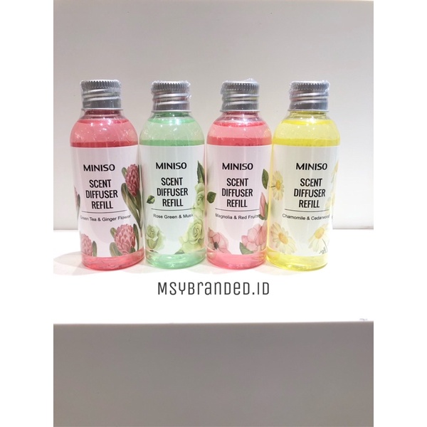 Jual REFILL SCENT DIFFUSER MINISO ISI ULANG REFFIL PENGHARUM RUANGAN ...