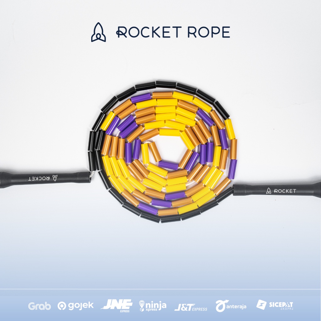Jual [ROCKET ROPE] 3-4 Colors Beaded Jump Rope Milky Way Series Short ...