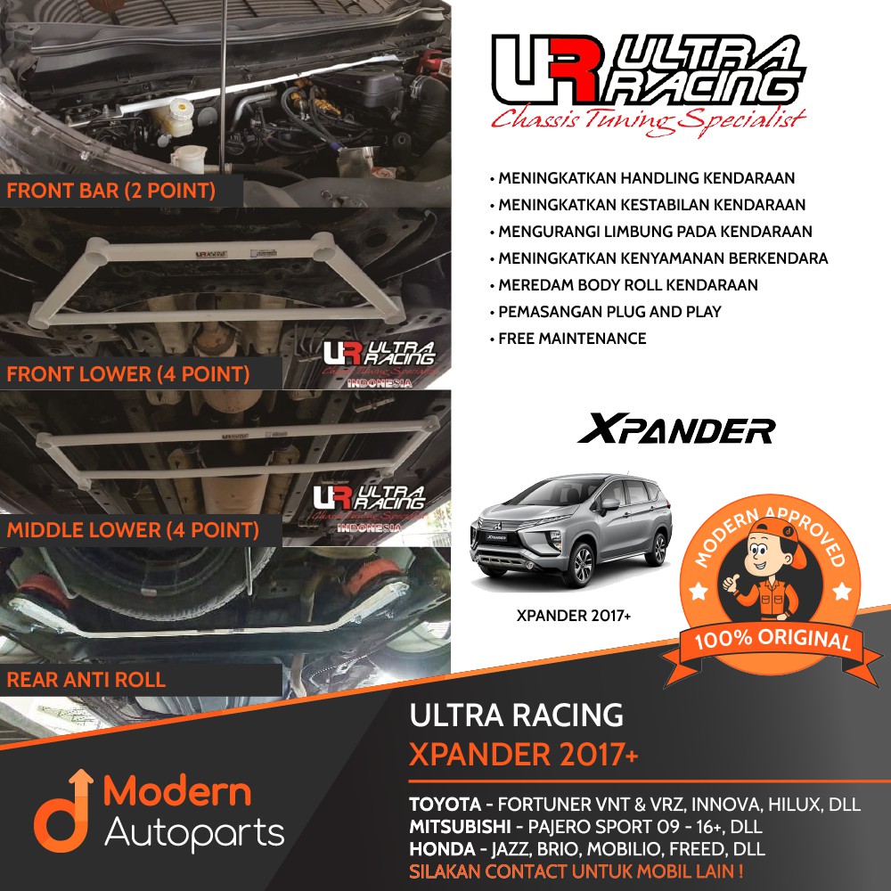 Jual PAKET Stabilizer Ultra Racing Xpander 1 SET | Shopee Indonesia