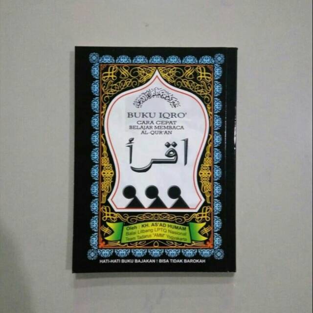 Jual Buku iqra 6 jilid jadi satu bendel ukuran A6 10 x 15 cm | Shopee ...