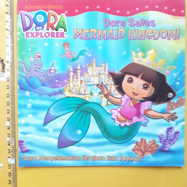 Jual Dora explorer, Dora saves mermaid kingdom, buku bekas | Shopee ...