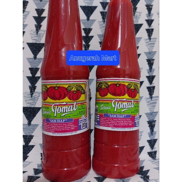 Jual Saus Tomat Sam Hap Cap Tiga Tomat 600ml | Shopee Indonesia