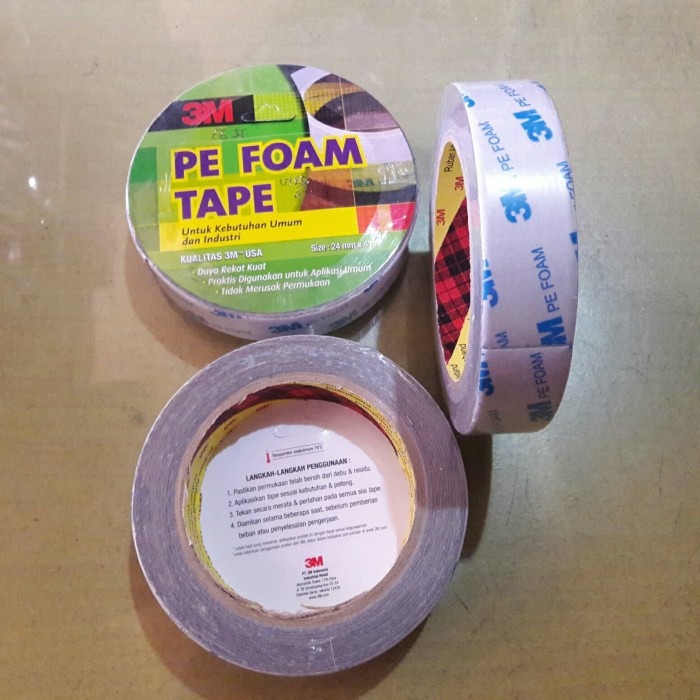 Jual Double Tip 3M Original - Doubletape Asli 3M - Double Tape 3M PE Foam | Shopee Indonesia